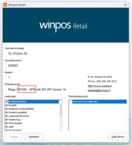 Winpos VAT rate changes - Winpos